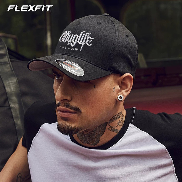 FLEXFIT fully enclosed American baseball cap ins trendy brand hat men's ...