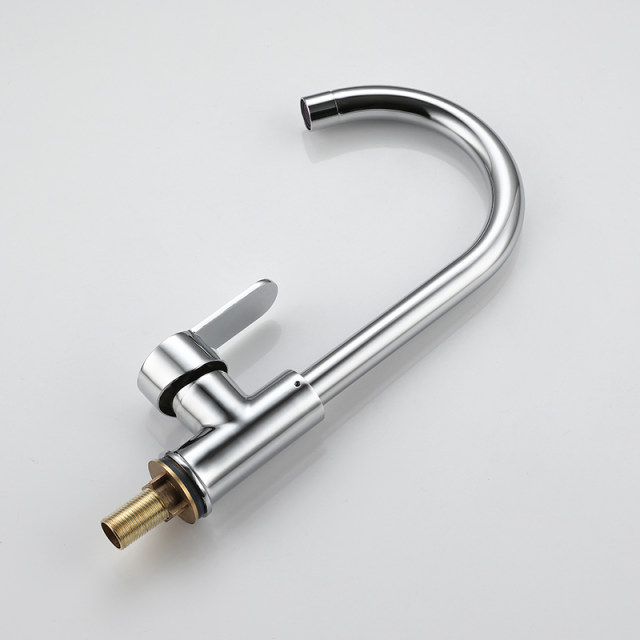 Hankton kitchen single cold water faucet all-copper stainless steel ...