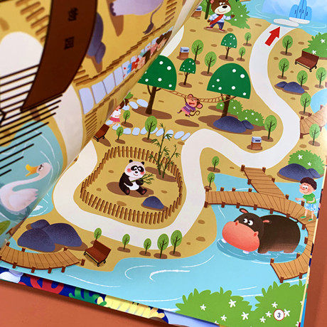 Children's Maze Map Puzzle for Thinking and Focus Training (Ages 3-8)