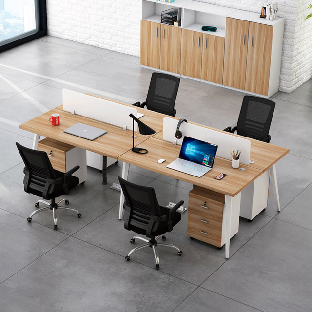 Desk Simple and Modern Working Table Screen Card Table Combination ...