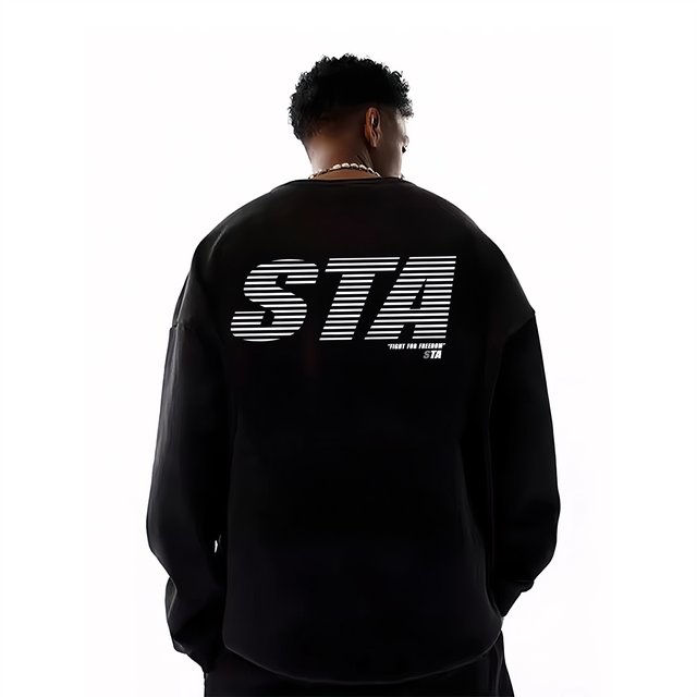 STA flagship store American trendy brand long-sleeved men's and women's ...