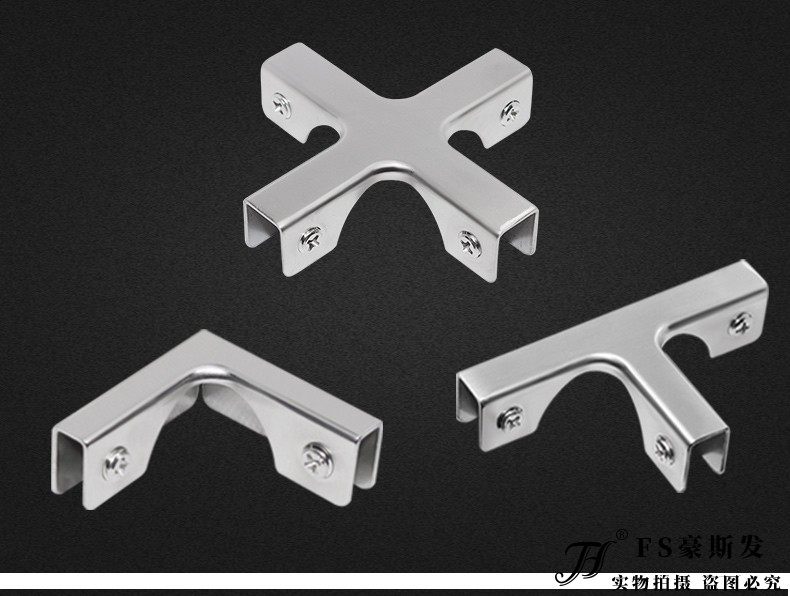 304 stainless steel fixed 90 degree glass partition clamp fish tank ...