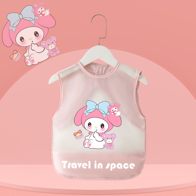 Children's eating smock summer bib no-wash TPU baby waterproof and anti ...