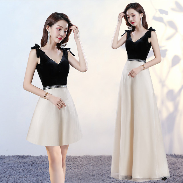 Evening dress high -level sensory nightclub dress sexy KTV Belle work ...