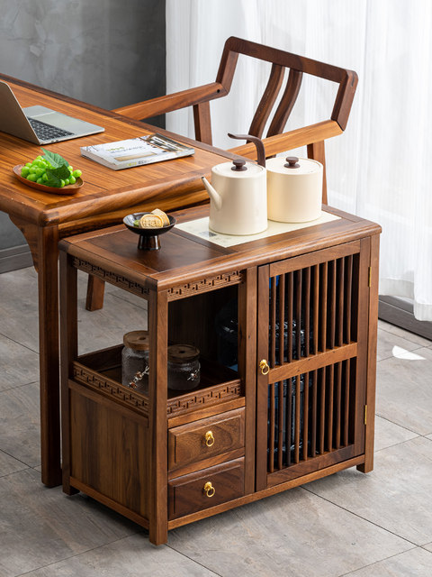 Living Room Movable Tea Tables For Home Tea Tables with Side Cabinets ...