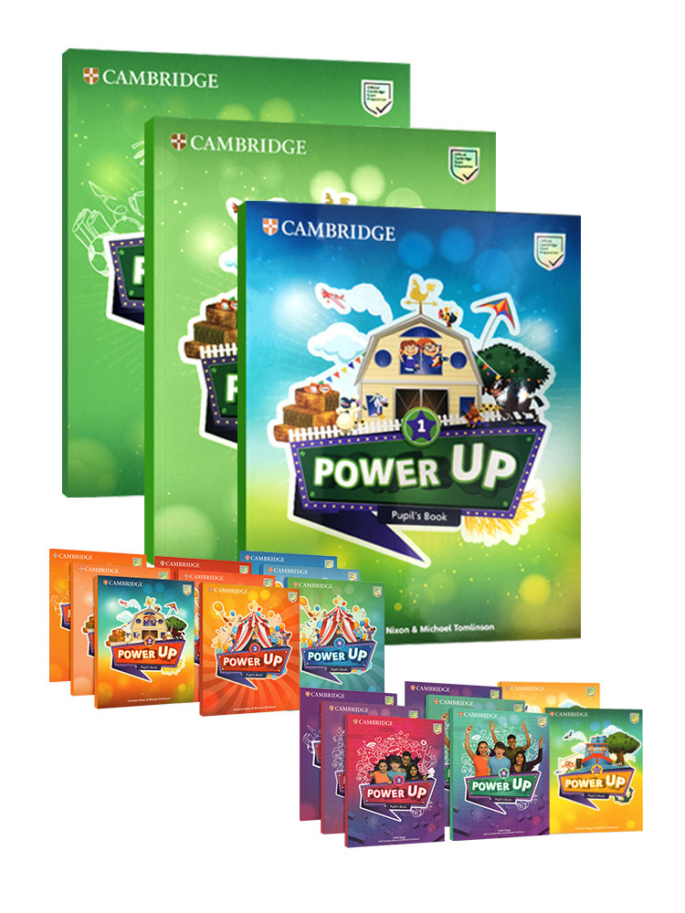 Cambridge Power Up English Textbook Levels 1-6 (9781108430036)
