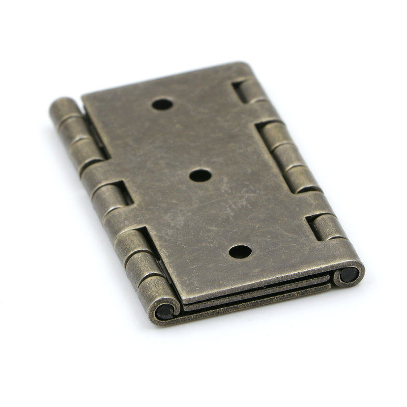Lydia 2 Inch Blue Bronze Iron Screen Hinges - Folding Flip Double-Sided