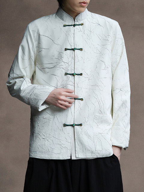 New Chinese style double-breasted Tang suit jacket Chinese style men's ...
