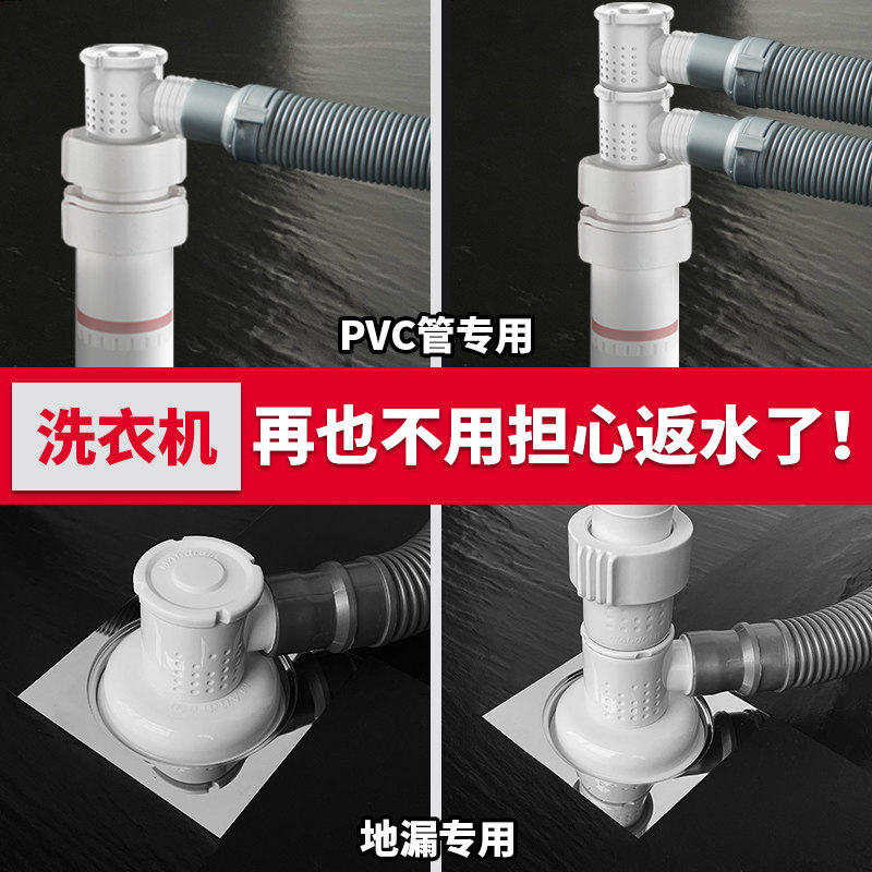 Siphon de sol déodorant pour machines à laver