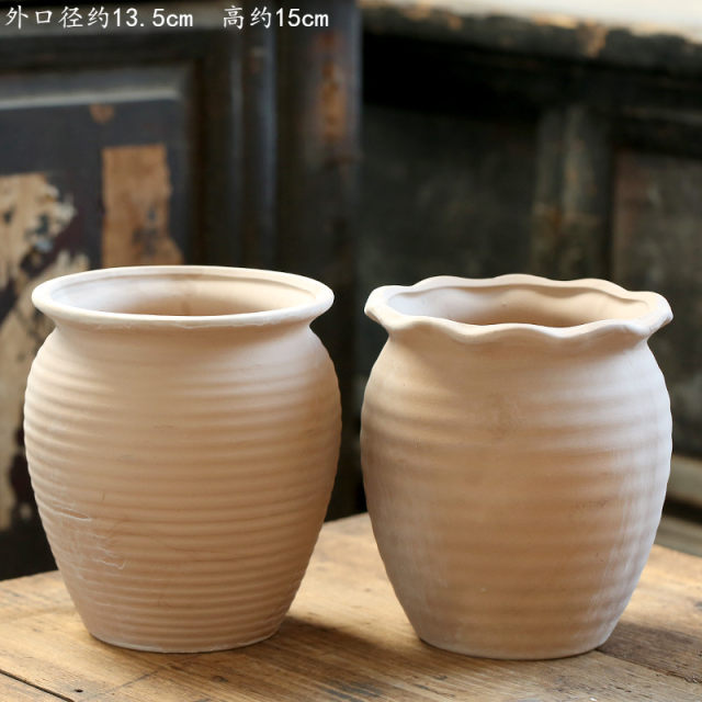 Stone pot succulent flower pot ceramic large diameter creative ...