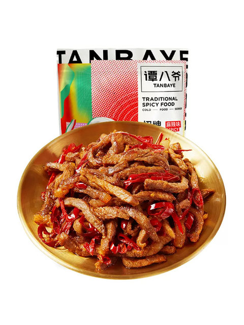 Tan Baye spicy cold beef Sichuan specialty beef jerky ready-to-eat ...