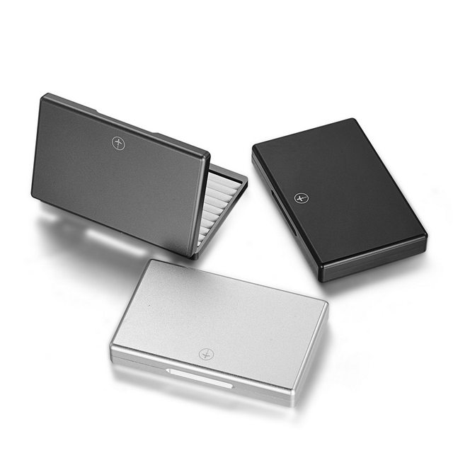 Danish Vanler slim cigarette box men's portable 20-pack iron-aluminum ...