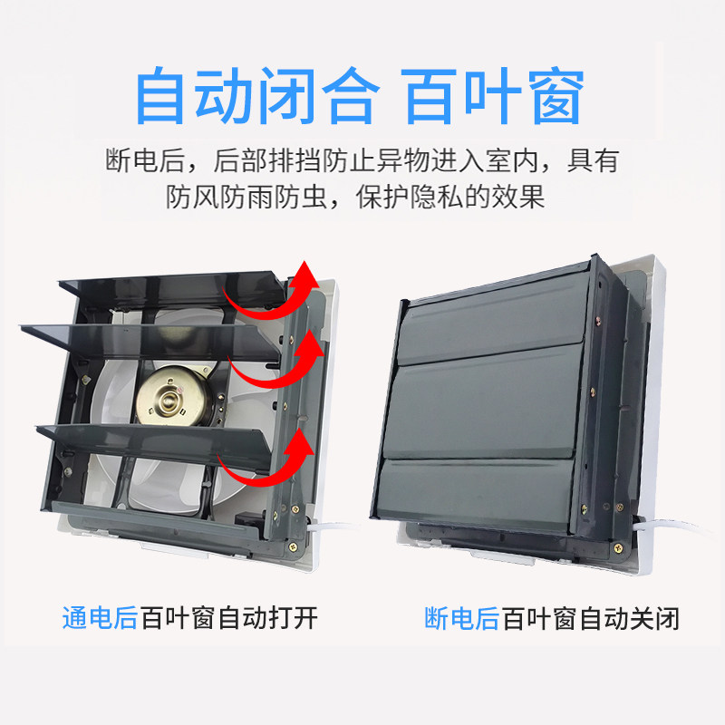 Jinling 30x30 Kitchen Bathroom Exhaust Fan Wall Window Ventilation