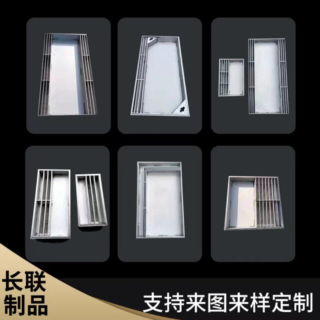 304 stainless steel linear gap inspection well drainage manhole cover ...