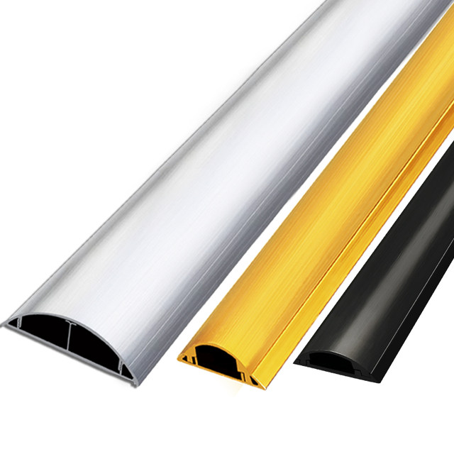 Surface-mounted ground wire groove arc-shaped aluminum alloy ground ...