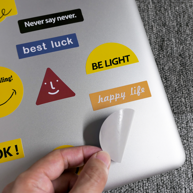 Art stickers 18 power of words stickers laptop mac mobile phone tablet ...