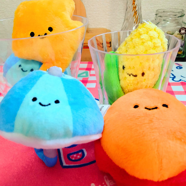Japanese Genuine QUALIA Weather Plush Series Gashapon Sun Lightning ...