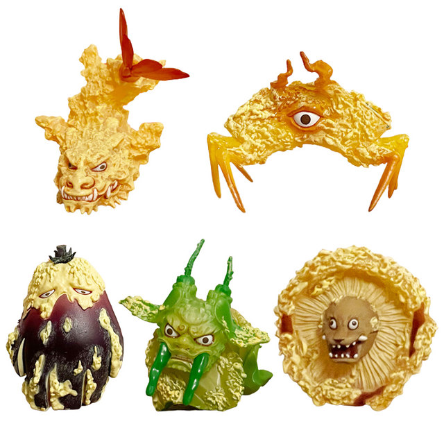 Japanese genuine QUALIA tempura monster gashapon fried shrimp fried ...
