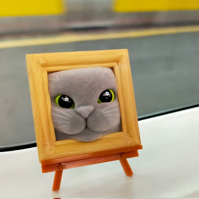 Cat Gacha in the genuine Qualia photo frame in Japan