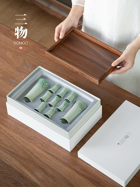 Sanwu Mountain and Sea Light Luxury Chinese Style Wine Divider Set ...