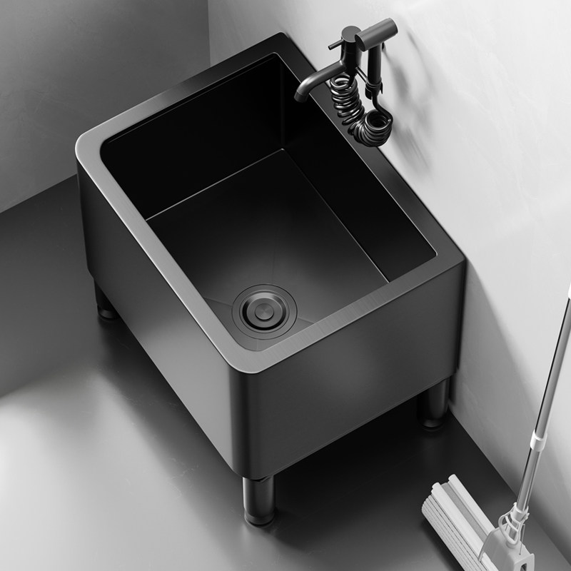 Finch 304 Stainless Steel Mop Pool | Hotel KTV Bathroom Outdoor Mop Basin