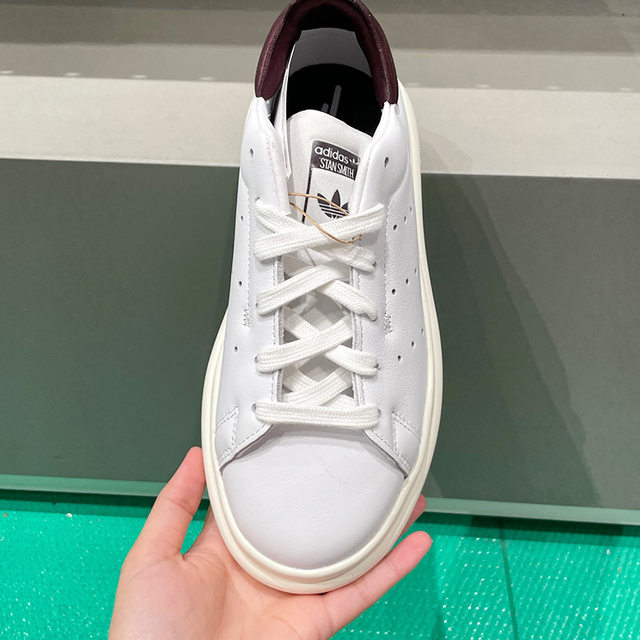 Adidas Clover Women's Shoes 2024 Autumn Fashion Thick Solee Breathable ...