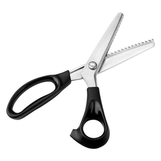 Stainless Steel Serrated Scissors Orange Peel Lemon Peel Shape Lace ...