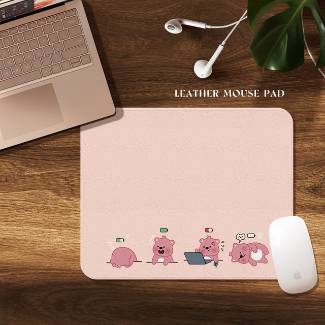Pink mouse pad for girls, creative and cute, loopy Ruby desk pad, small ...