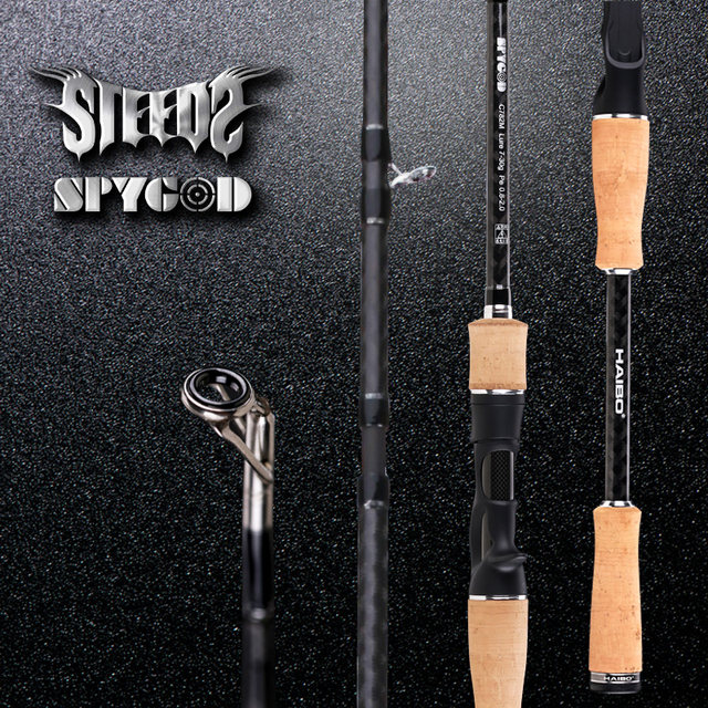 Haibo war horse sniper god Lua rod set cocked mouth bass rod cross ...