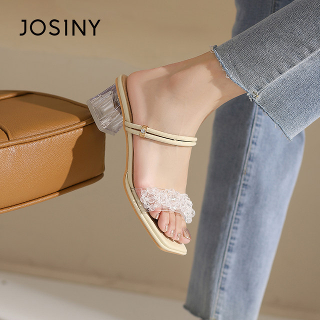 One shoe, two wear Zhuoshini sandals for women, fashionable fairy style ...