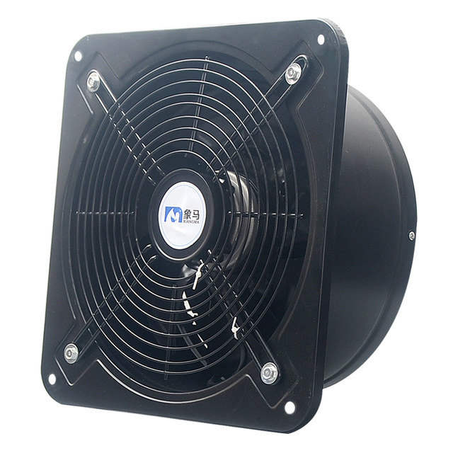 Axial flow fan 220v high power exhaust fan kitchen range hood exhaust ...