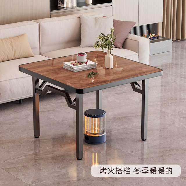 Folding dining table Household small units simple Portable tables ...