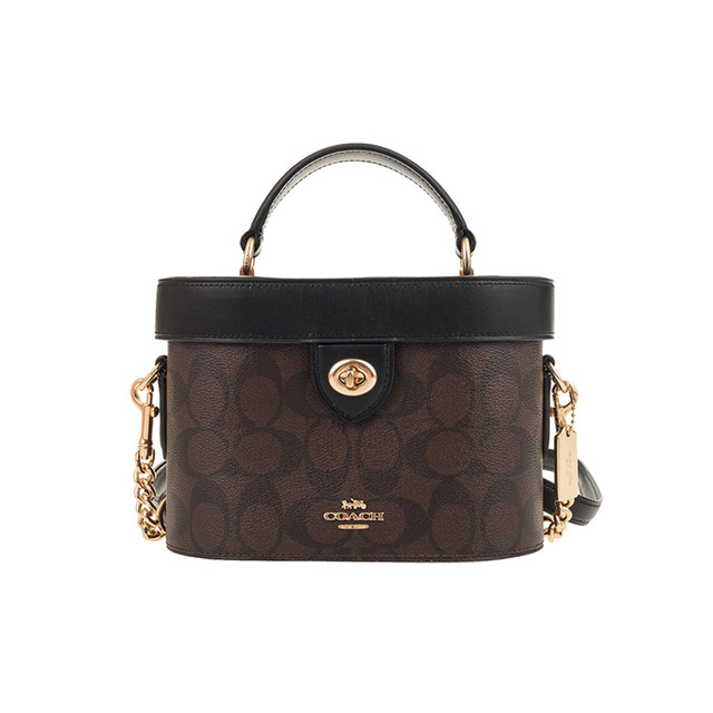 Coach/Coach Ole Women's PVC with leather -shoulder messenger handbag ...