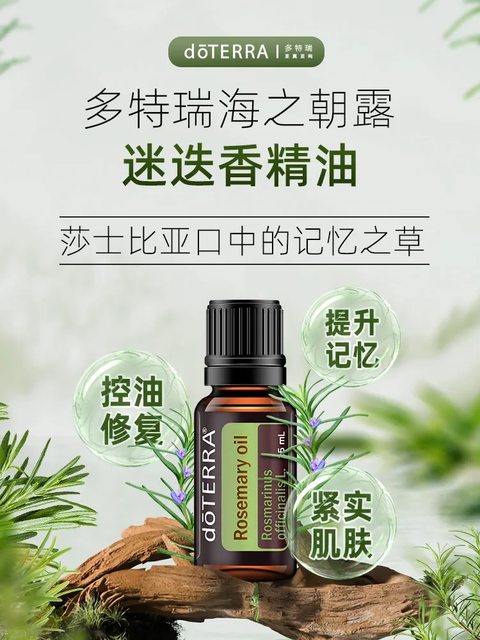 doTERRA new standard Doterra rosemary essential oil single-sided plant ...