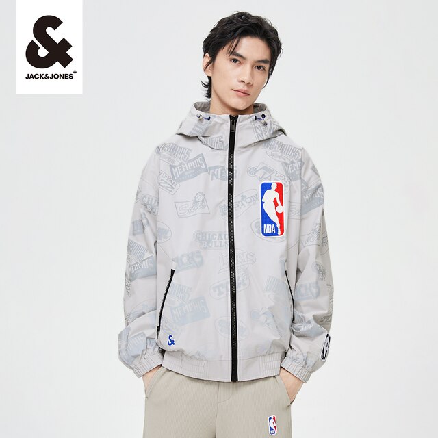 Jack Jones Outlet Men's Autumn and Winter New NBA Co-branded Fashion ...