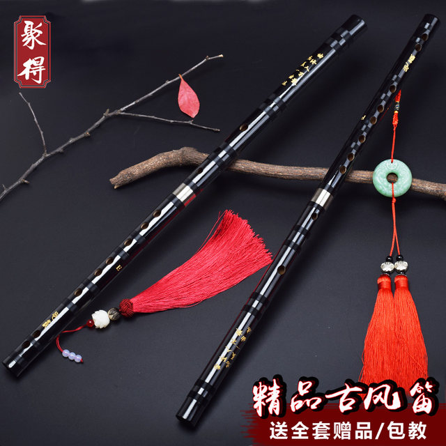 Flute bamboo flute cross flute magic way Chen Qing zero basic beginner ...