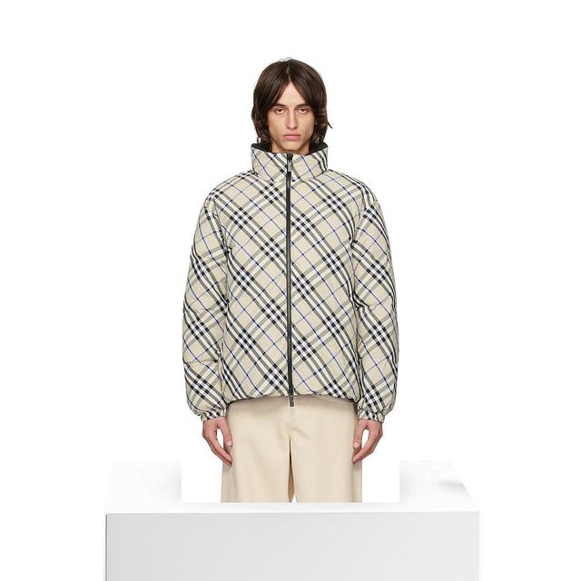 BURBERRY Burberry Migan plaid double -sided down jacket men's down jacket 2
