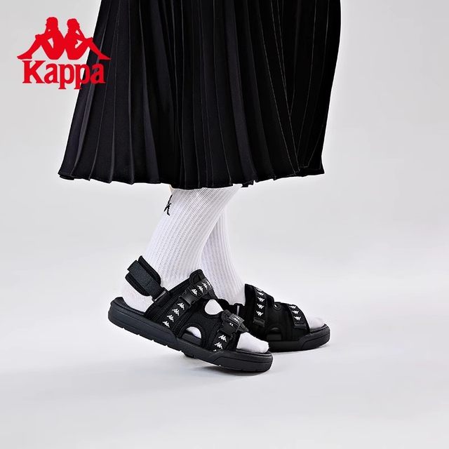 Kappa Kappa label sandals 2024 new couple men and women outdoor thick ...
