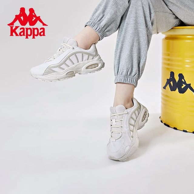 Kappa Kappa retro running shoes new couple men and women thick-soled ...