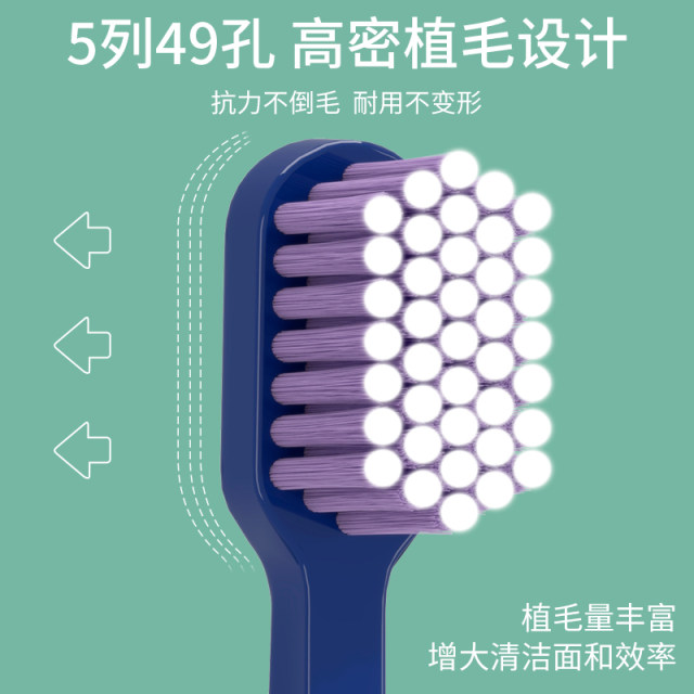 German imported toothbrush soft-bristled pedex memory brush filament ...