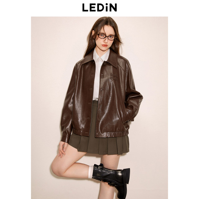 Leting Korean College 2024 new autumn miu letter logo patch embroidered ...