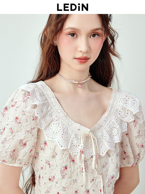 Lecheng Zhizhi berry berry dress in summer new style waist-hugging and ...