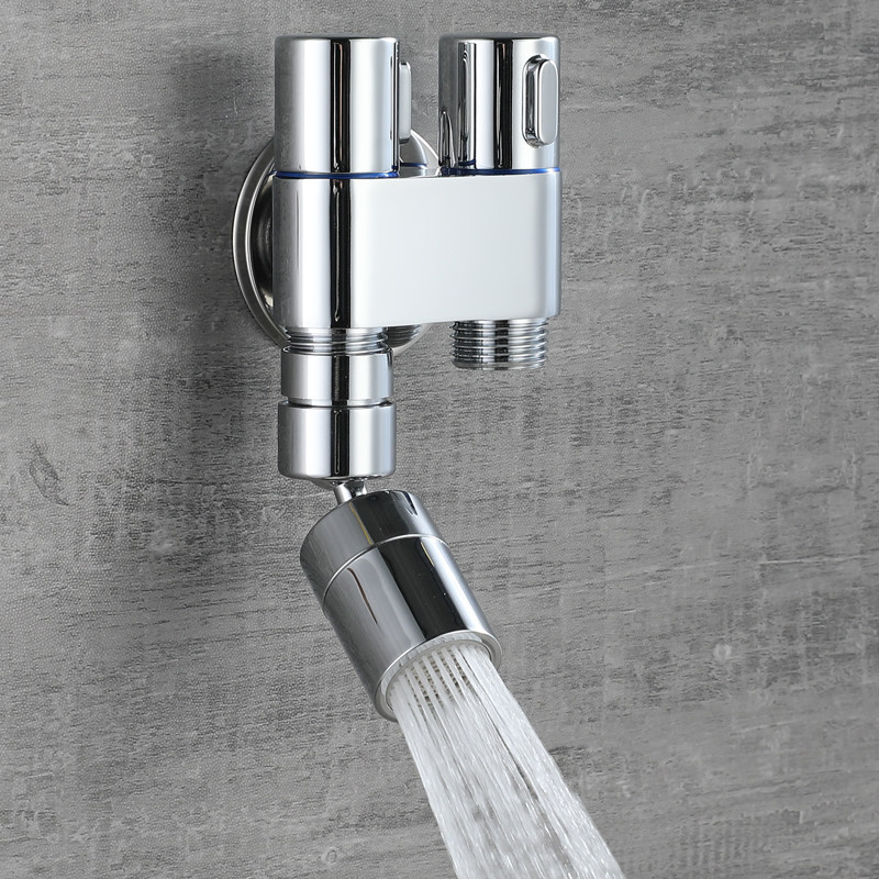 Balcony Mop Pool In-Wall Faucet - Universal Rotating Bathroom Single ...