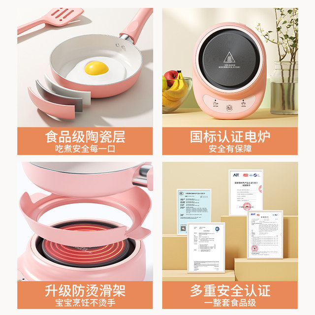 Xiaoling toys mini kitchen real cooking full set real version children ...