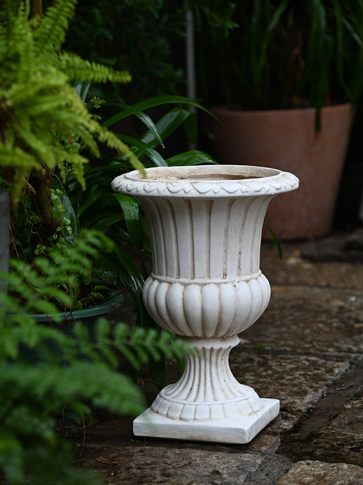 กระถางดอกไม้สไตล์ยุโรป - กระถางต้นไม้สไตล์โรมันย้อนยุค