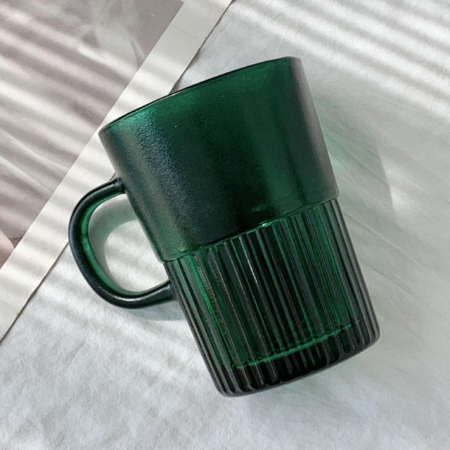 Emerald Middle Glass INS wind niche designer model Mark Cup home female ...