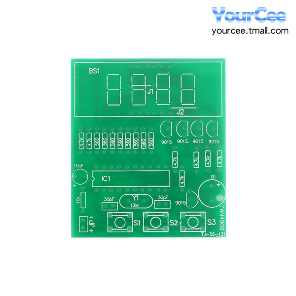 4-Digit Electronic Clock Production Kit With 51 Microcontroller And ...