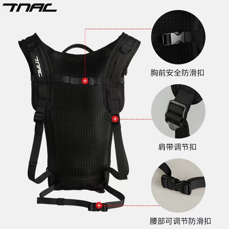 TNAC Tuochi Motorcycle Riding Backpack | Tactical Waterproof Helmet Bag