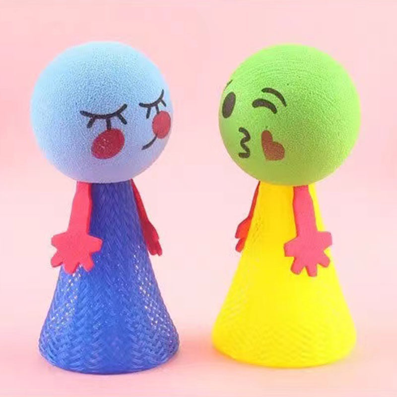 Xiangcai Jumping Doll Toy - Creative Projectile Fun