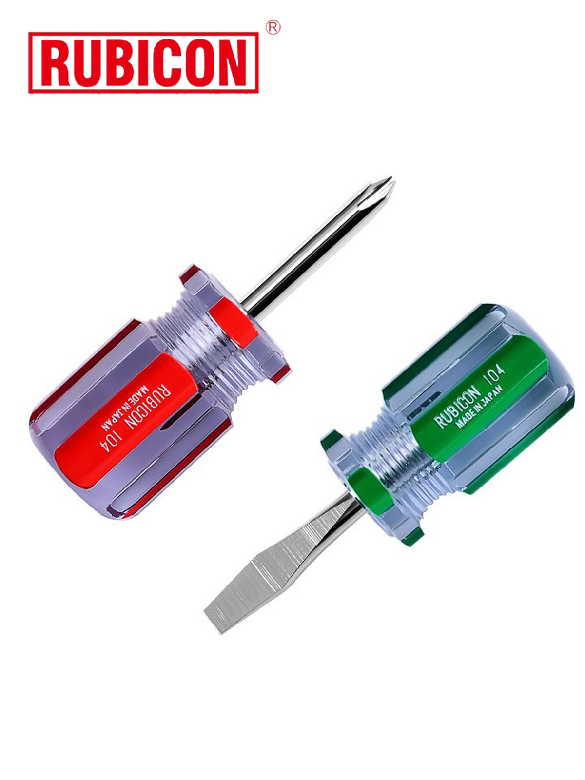 Rubicon Short Ceramic Screwdriver Set - Crosshead 104/304/904